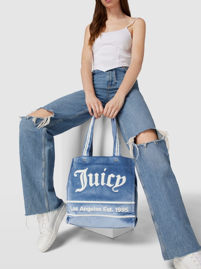Kup online Juicy Couture Torba shopper z detalem z logo model ‘Iris ...