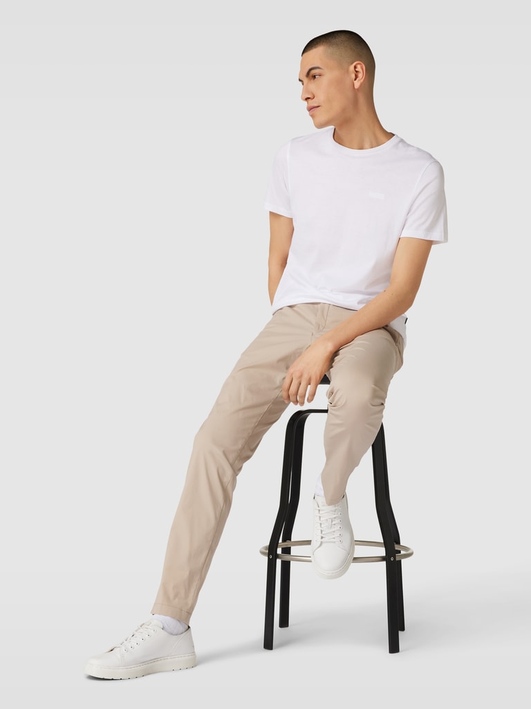Hiltl Chino mit Knopf- und Reißverschluss Modell 'Tarent' (beige ...