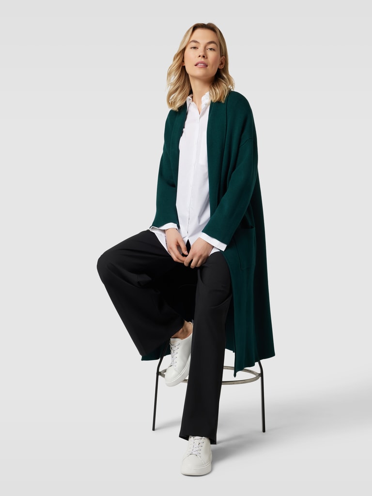 Mango Longcardigan mit aufgesetzten Taschen Modell 'RINGO' (petrol ...
