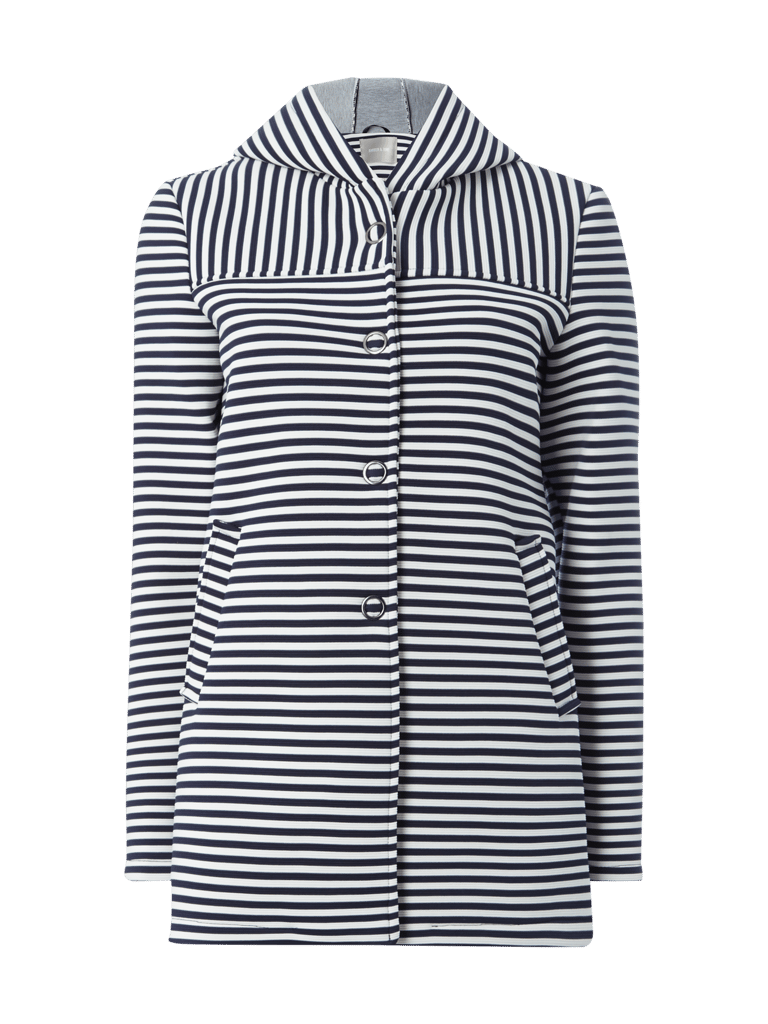 Amber & June Jacke mit Kapuze - gerippt (marine) online kaufen