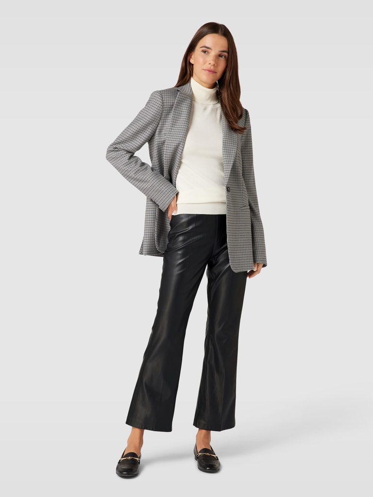 B.Young Bell bottom in leerlook, model 'Daja' in zwart online kopen | P&C