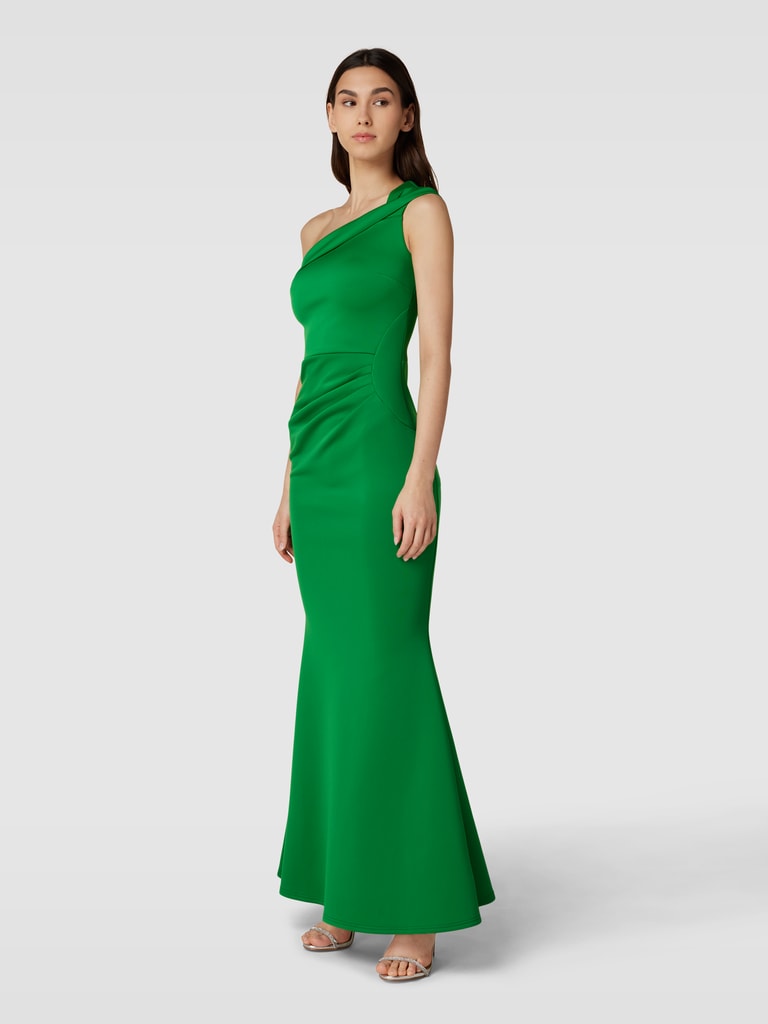 Lipsy Avondjurk met one shoulder-band in groen online kopen | P&C