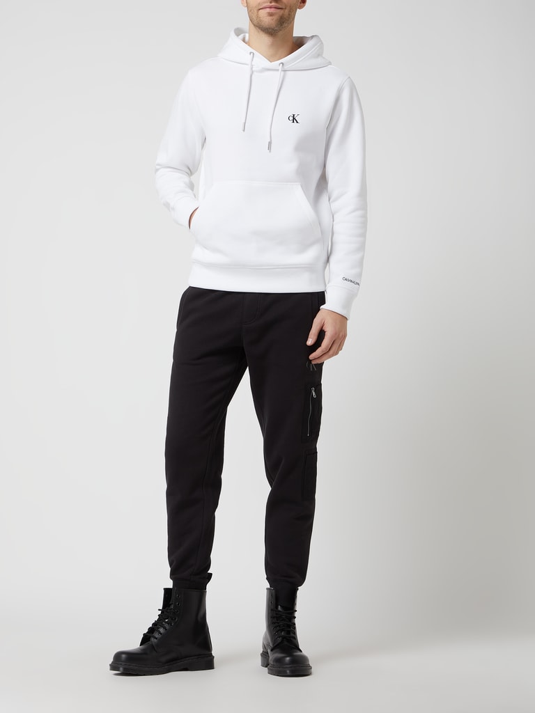 Calvin Klein Jeans Hoodie mit Logo (weiss) online kaufen