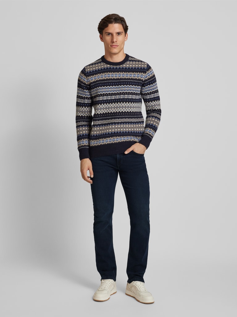MAC Straight Fit Jeans mit Kaschmir-Anteil Modell 'Arne' (dunkelblau ...