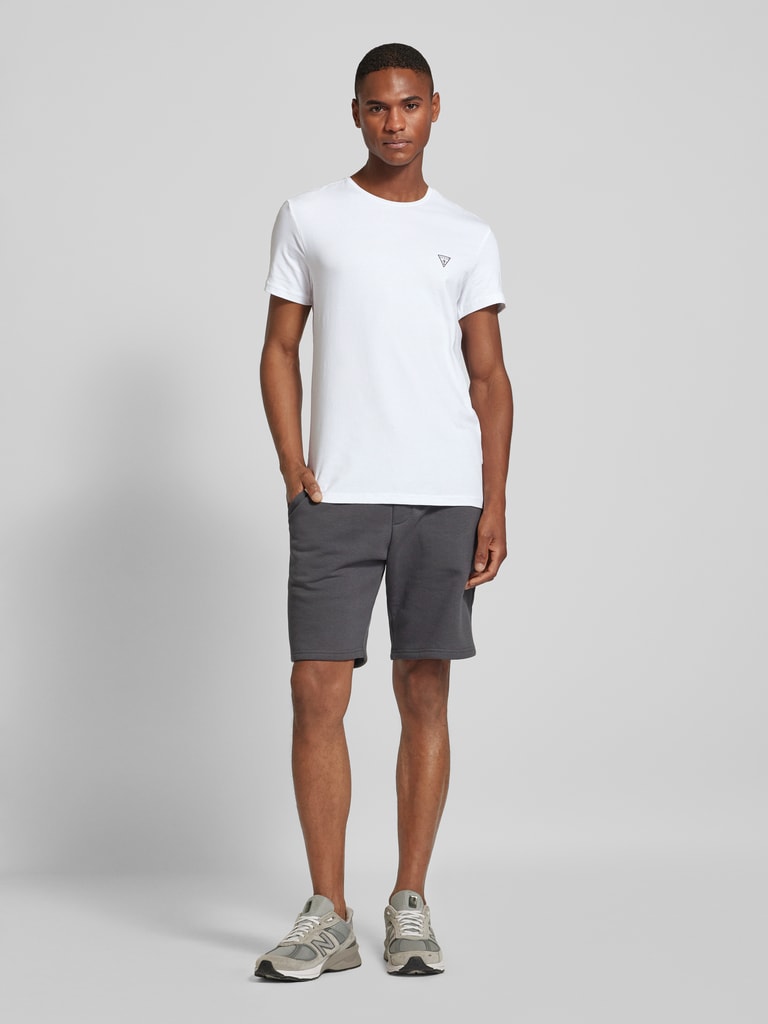 Guess Activewear T-Shirt mit Label-Print Modell 'CALEB' (weiss) online ...
