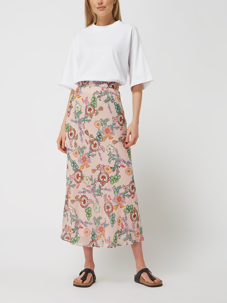 JOOP! Rok van viscose in roze online kopen | P&C