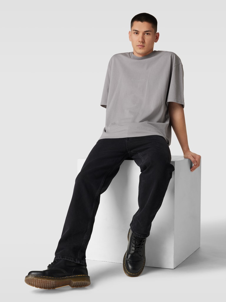 Pegador Jeans mit Label-Stitching Modell 'BAYLI' (dunkelgrau) online kaufen