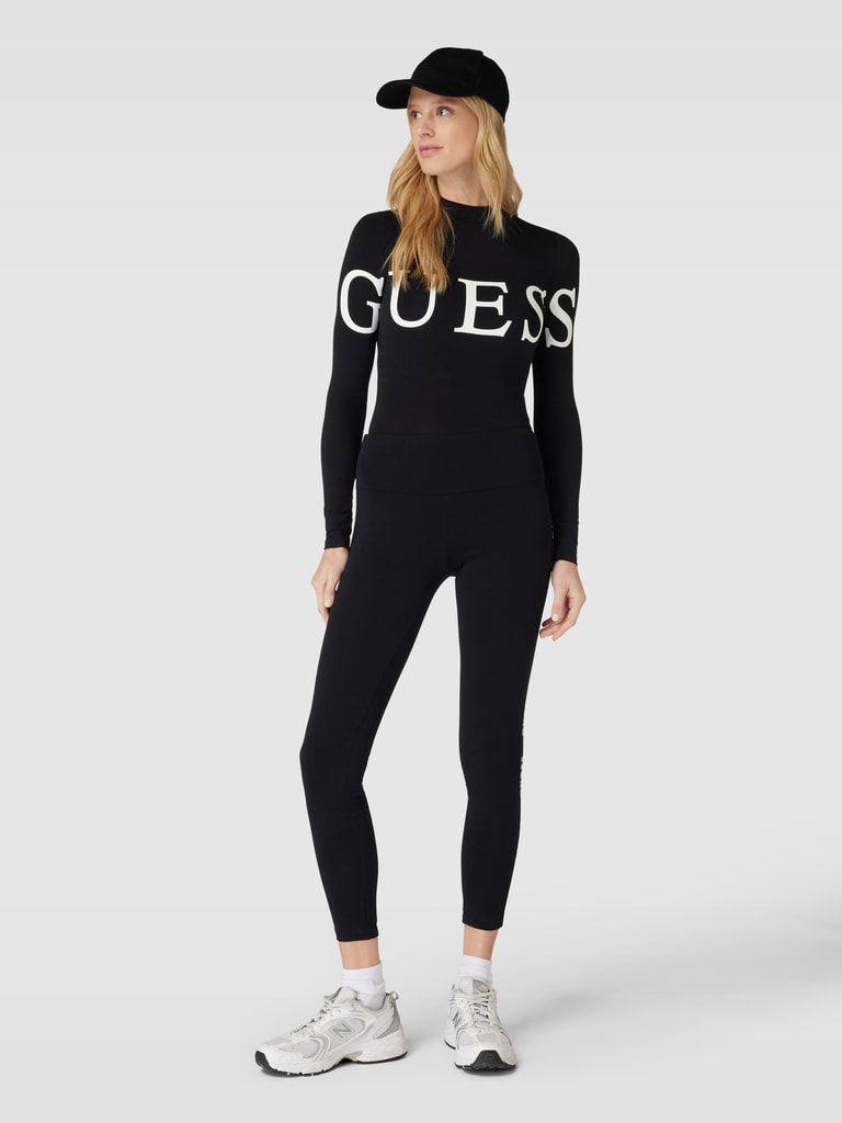 Guess Activewear Body mit Label-Print Modell 'GIULIA' (black) online kaufen
