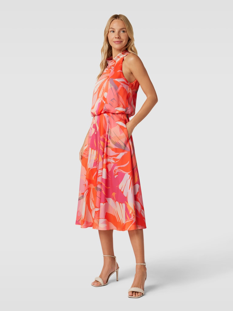 VM by Vera Mont Cocktailkleid mit floralem Muster (orange) online kaufen