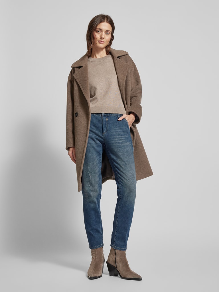 MAC Used-Look-Jeans mit Eingrifftaschen Modell 'Montana' (dunkelblau ...
