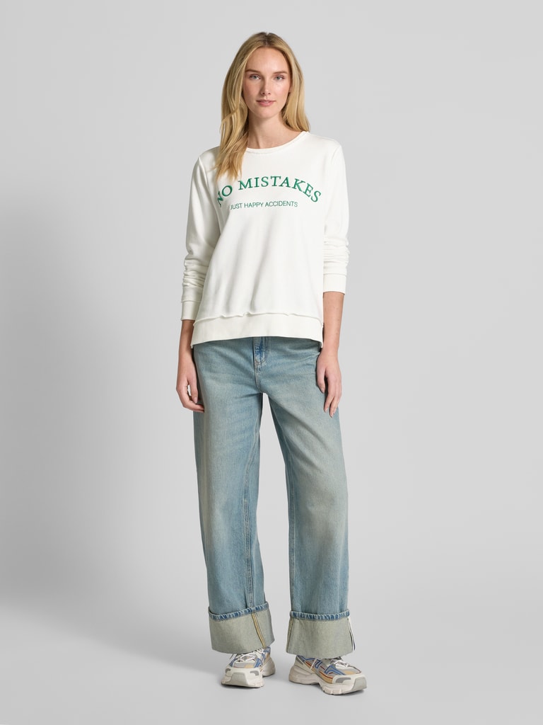 Smith and Soul Sweatshirt mit Statement-Stitching (weiss) online kaufen
