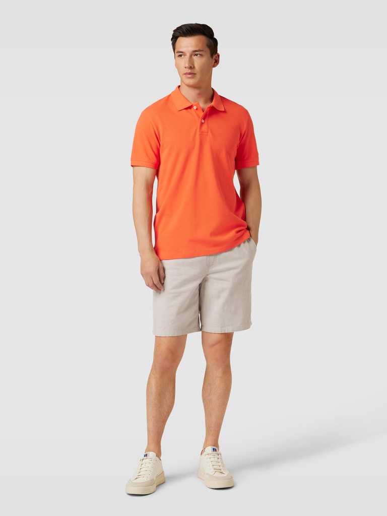 Esprit Poloshirt aus Baumwolle mit Polokragen Modell 'SUS' (neon orange ...