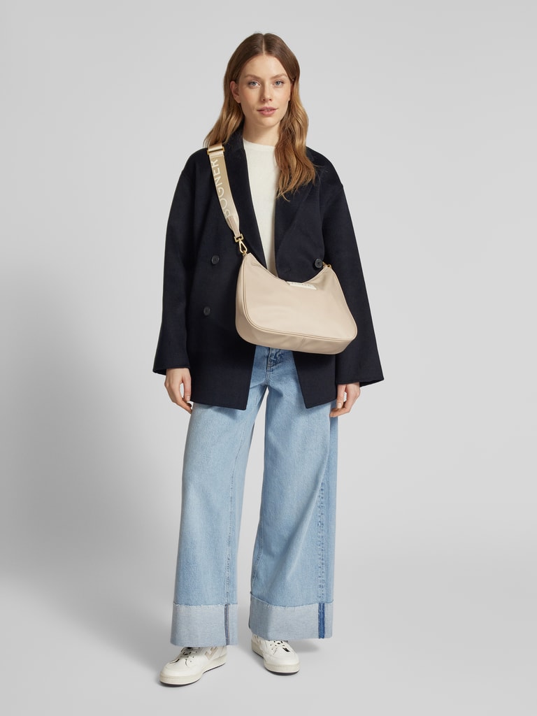 BOGNER Umhängetasche mit Label-Patch Modell 'saxon odette' (sand ...