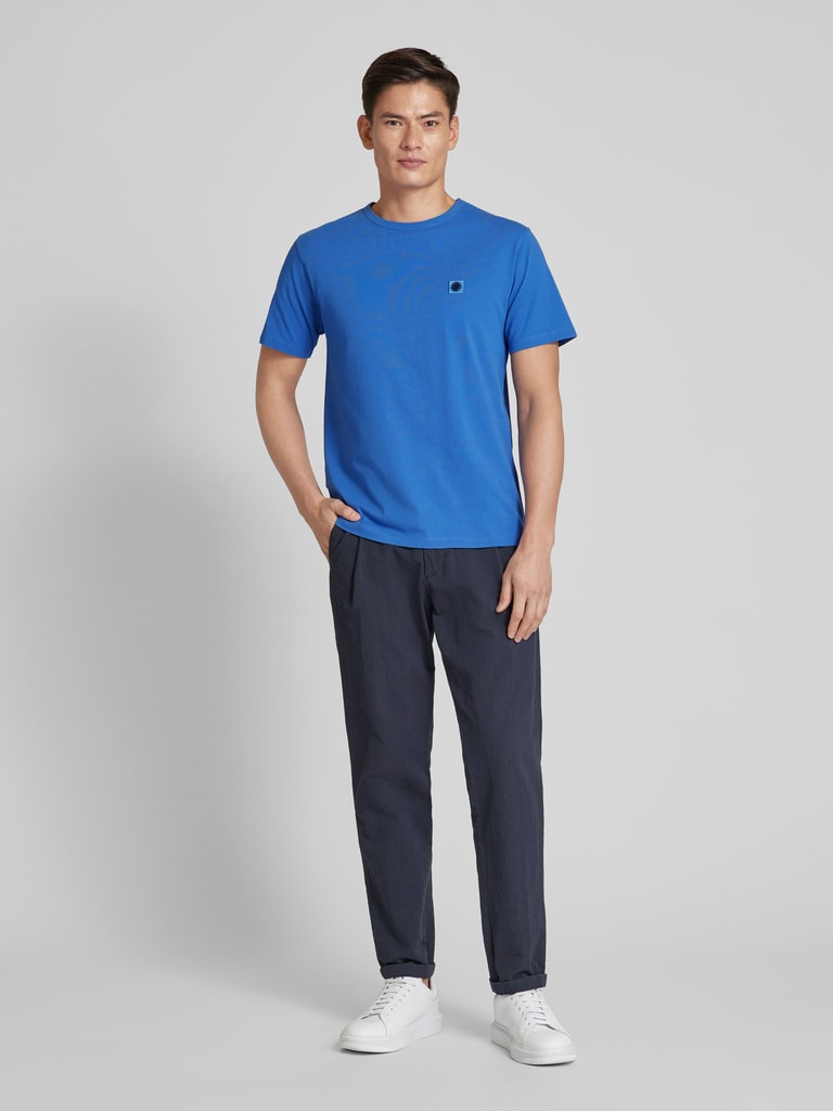 Thinking Mu T-Shirt mit Label-Patch (royal) online kaufen