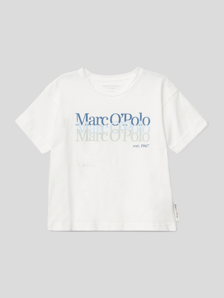 Marc O'Polo T-Shirt mit Label-Print (offwhite) online kaufen