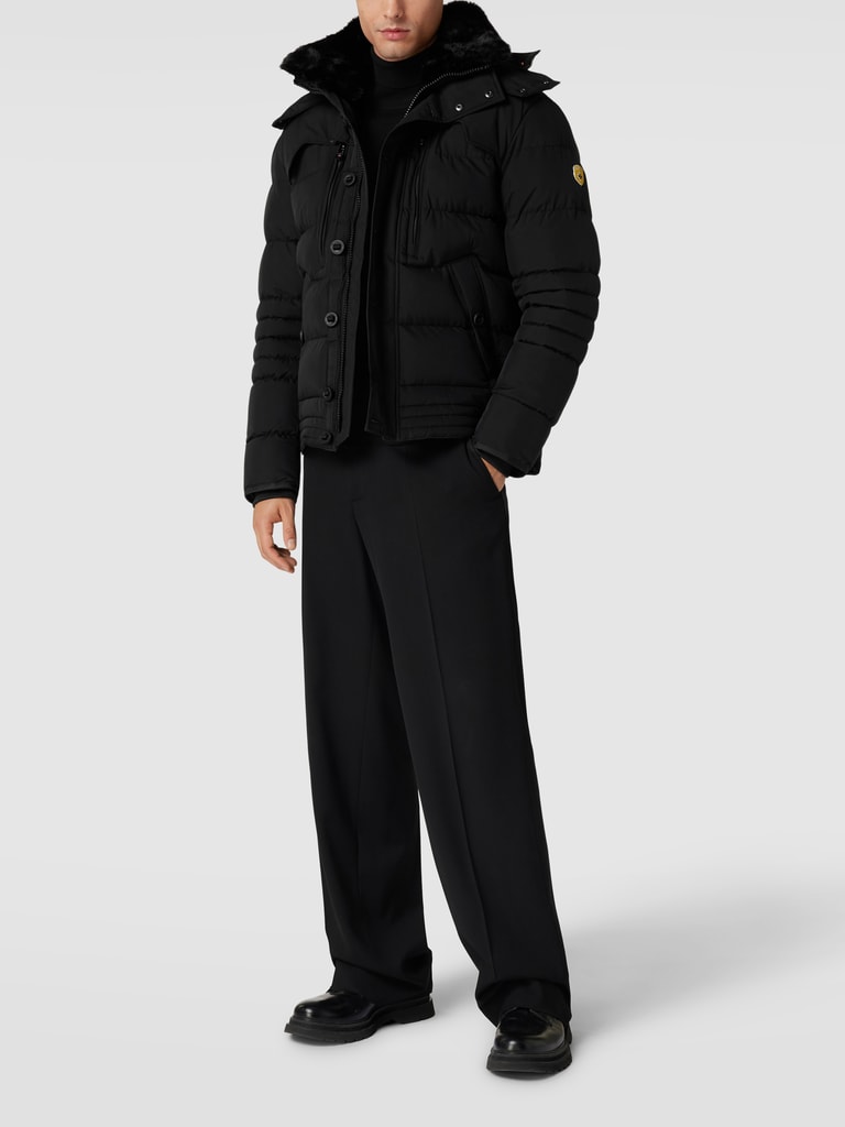 Wellensteyn Regular fit gewatteerd jack met labelpatch, model 'STARSTREAM' in zwart online kopen ...