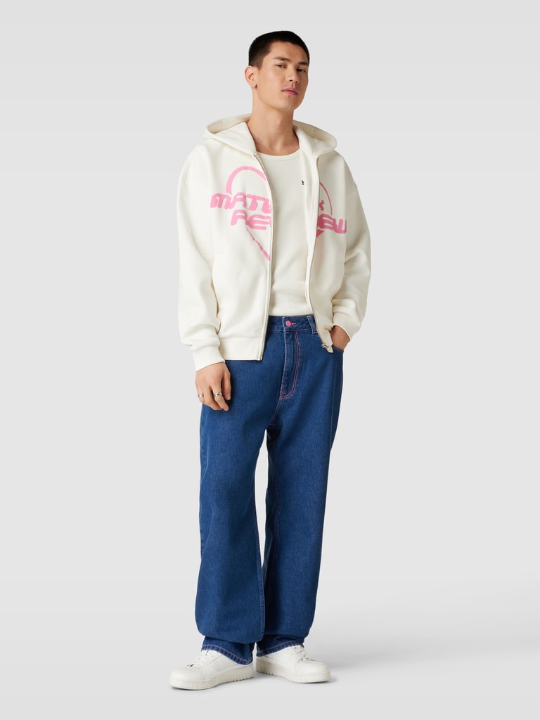 REVIEW X MATW MATW X REVIEW - Oversized Sweatjacke mit Reißverschluss ...