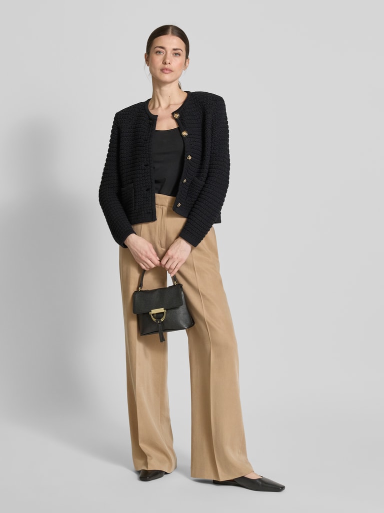 Bash Cardigan met opgestikte zakken, model 'GASPARD' in zwart online ...