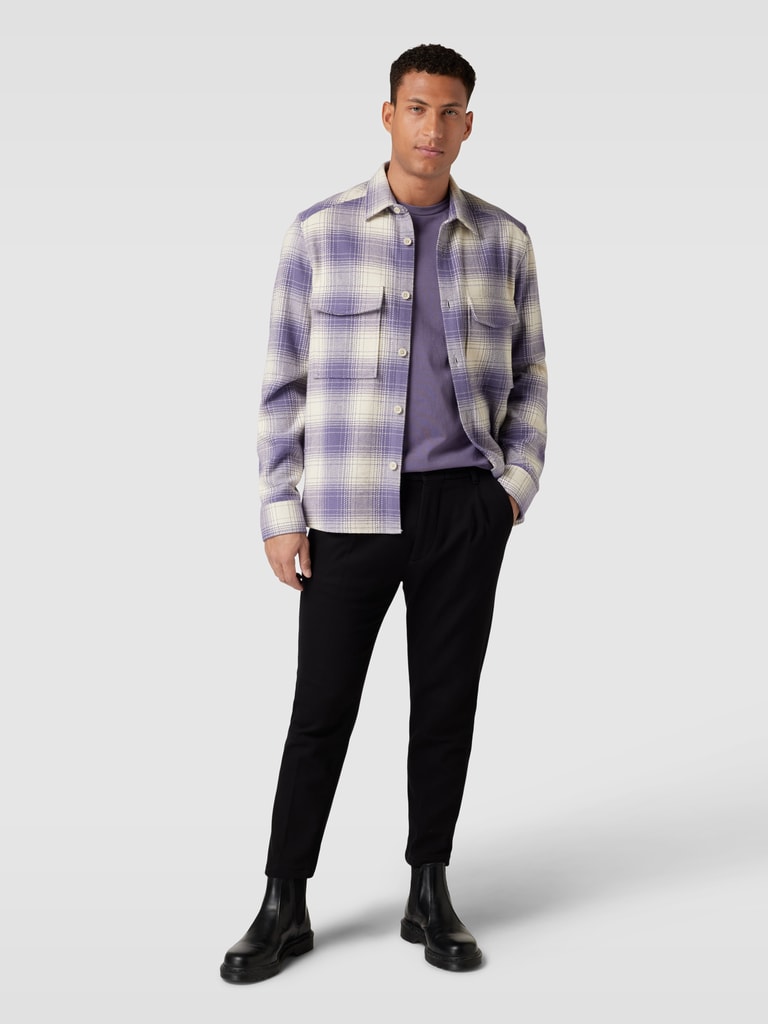 Drykorn T-Shirt aus Baumwolle Modell 'THILO' (lila) online kaufen