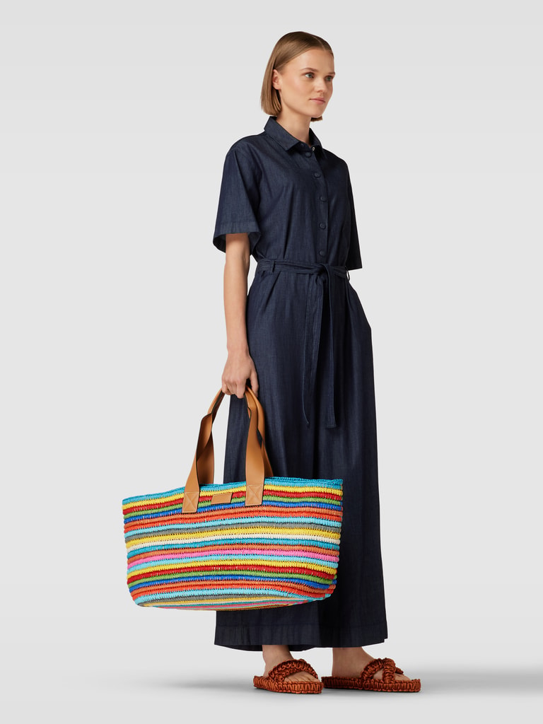 Esprit Strandtasche mit Label-Detail Modell 'Rachel' (tuerkis) online ...