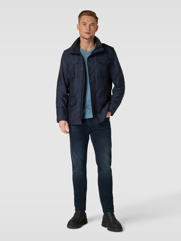 Wellensteyn Functioneel jack met schoudertrensjes in marineblauw online kopen | P&C