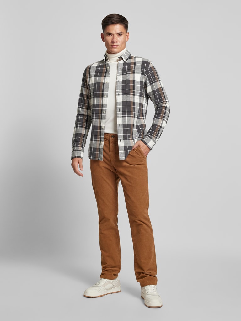 Tommy Hilfiger Regular fit corduroy broek met riemlussen, model 'DENTON ...