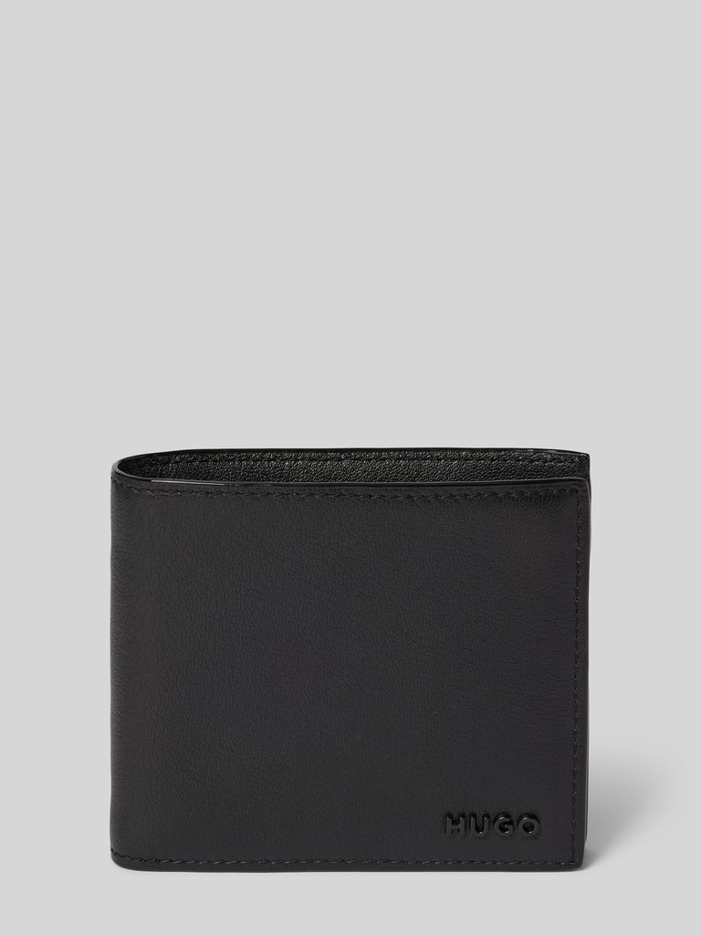 HUGO Portemonnaie aus Leder mit Münzfach Modell 'Rafferty' (black ...