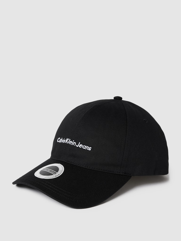 Calvin Klein Jeans Cap mit Label-Stitching (black) online kaufen