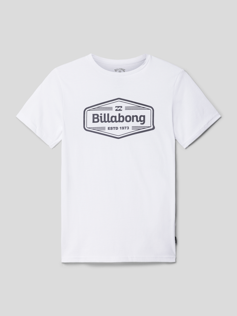 Billabong T-Shirt mit Label-Print (weiss) online kaufen
