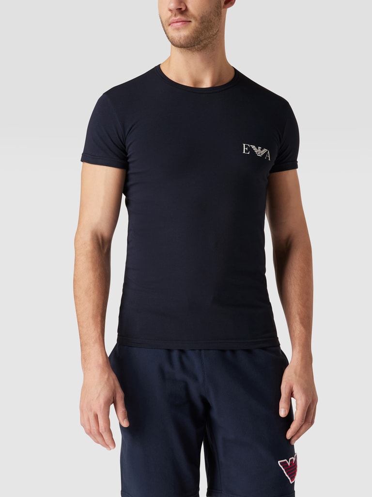 Emporio Armani T-Shirt mit Label-Print im 2er-Pack (rot) online kaufen