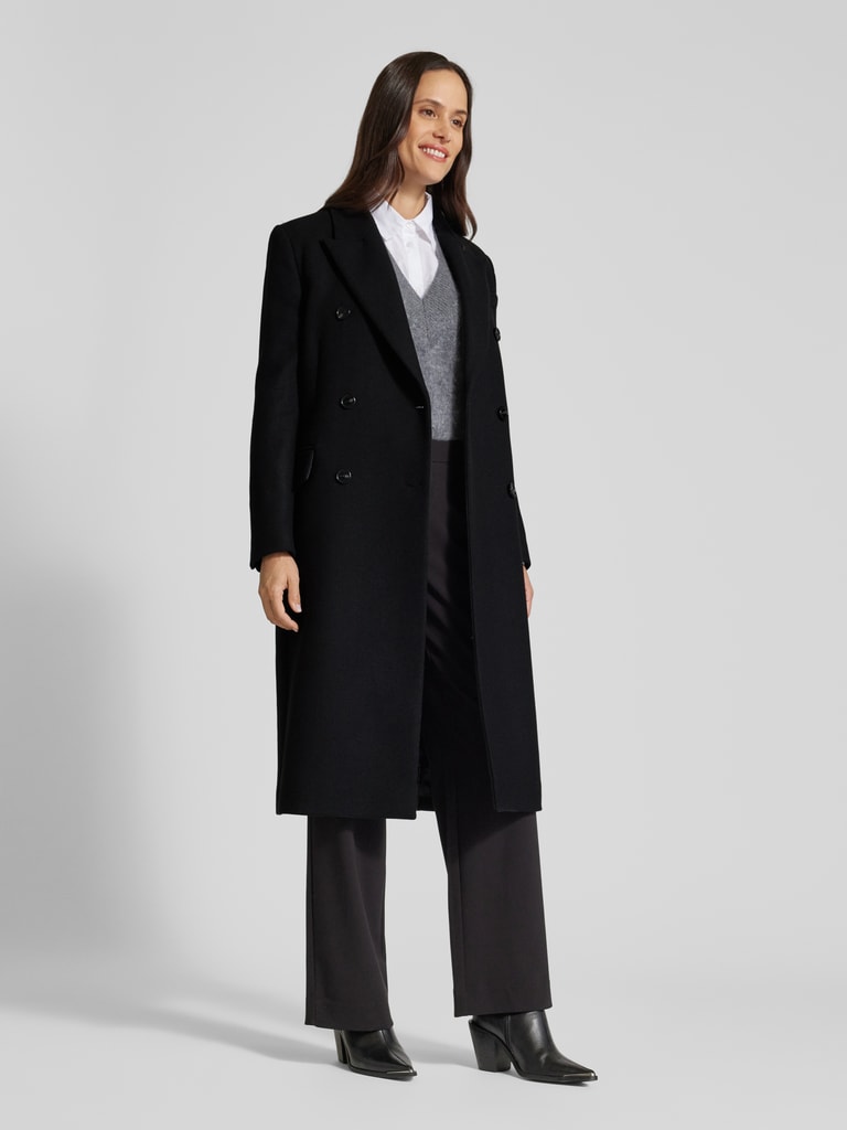 BOSS Mantel mit Pattentaschen Modell 'Callaf' (black) online kaufen