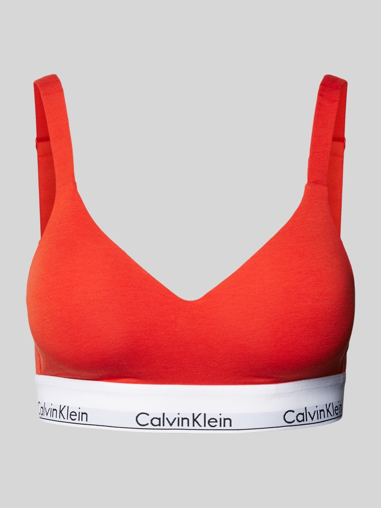 Calvin Klein Underwear Soft-BH mit elastischem Label-Bund (rot) online kaufen
