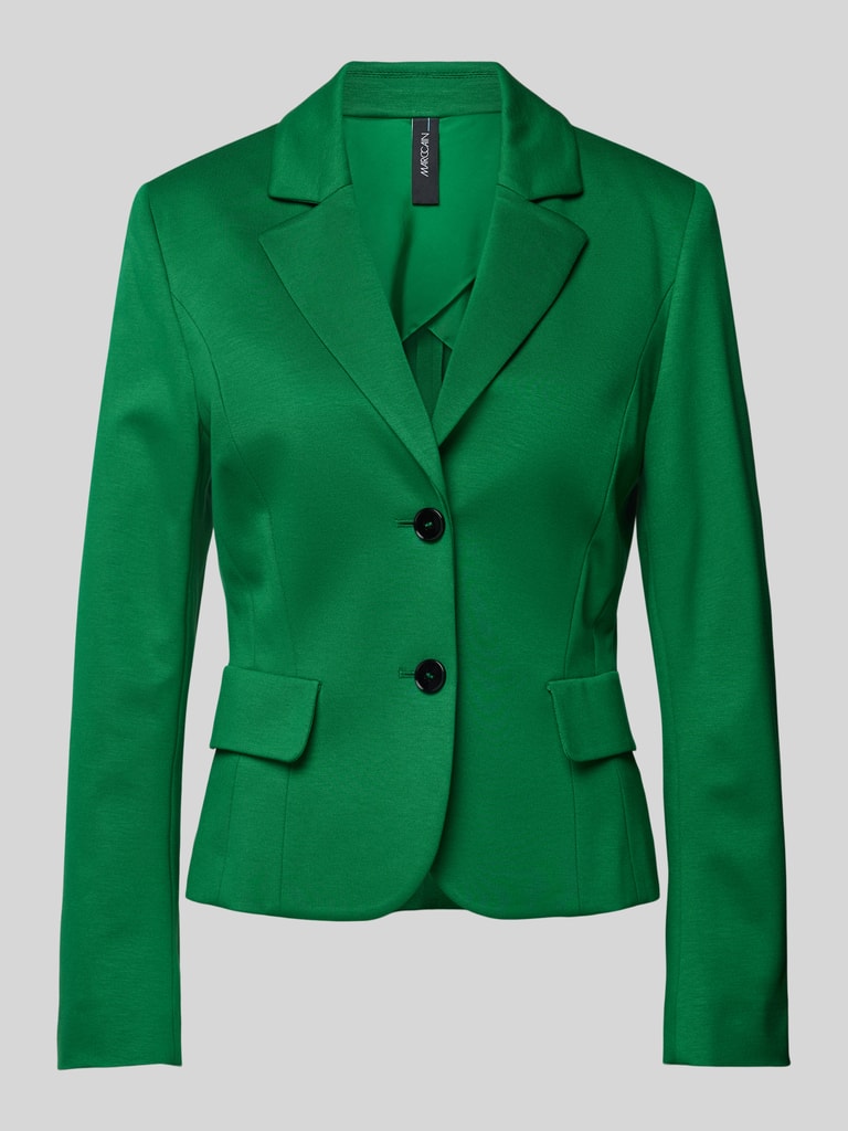 Marc Cain Blazer met reverskraag, model 'ADDITIONS' in groen online kopen | P&C