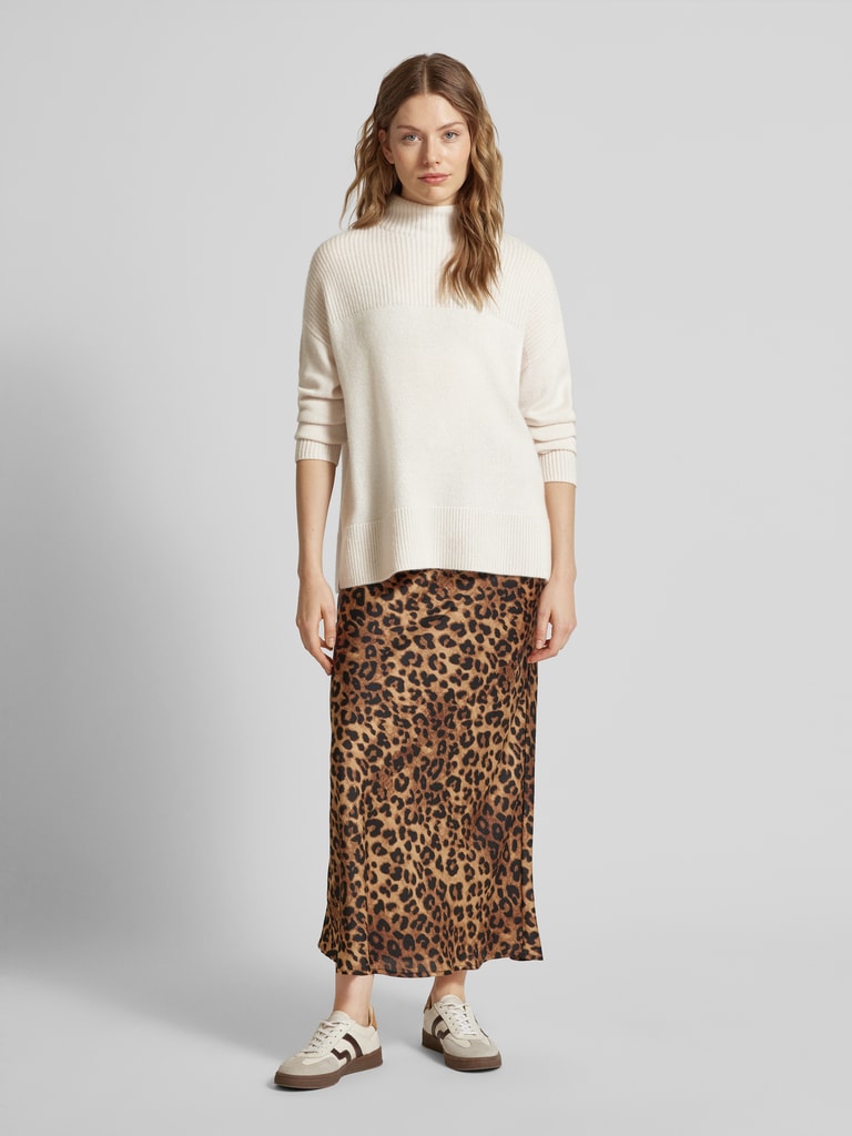 Jake*s Collection Strickpullover aus Kaschmir mit Stehkragen (offwhite ...