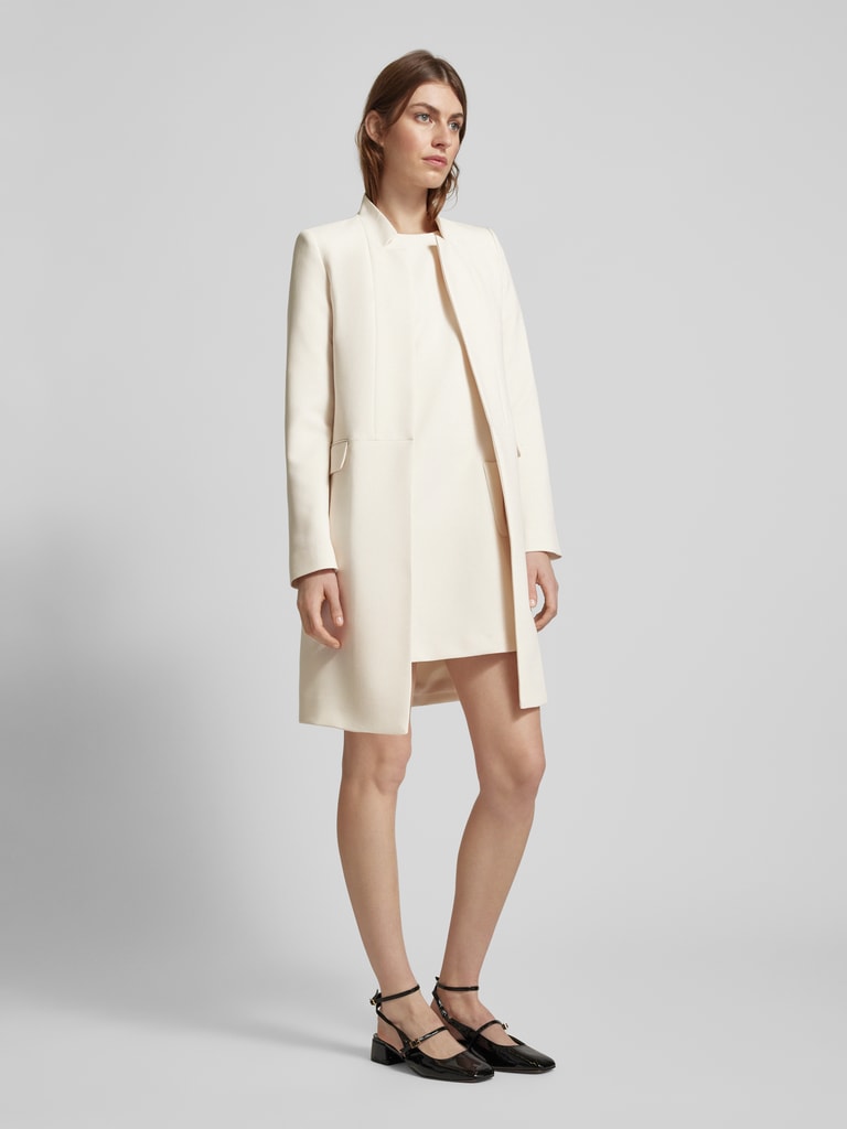 Jake*s Collection Mini-jurk met opgestikte zakken in ecru online kopen ...