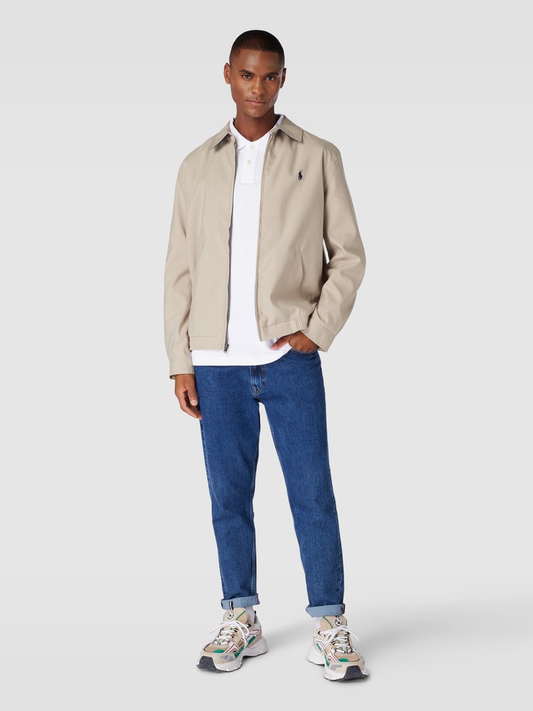 MCNEAL Poloshirt met logostitching, model 'THOMAS' in wit online kopen ...