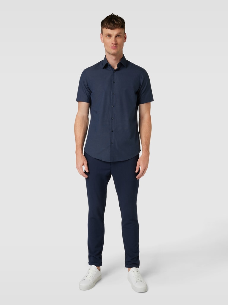 Christian Berg Men Businesshemd mit Knopfleiste (marine) online kaufen