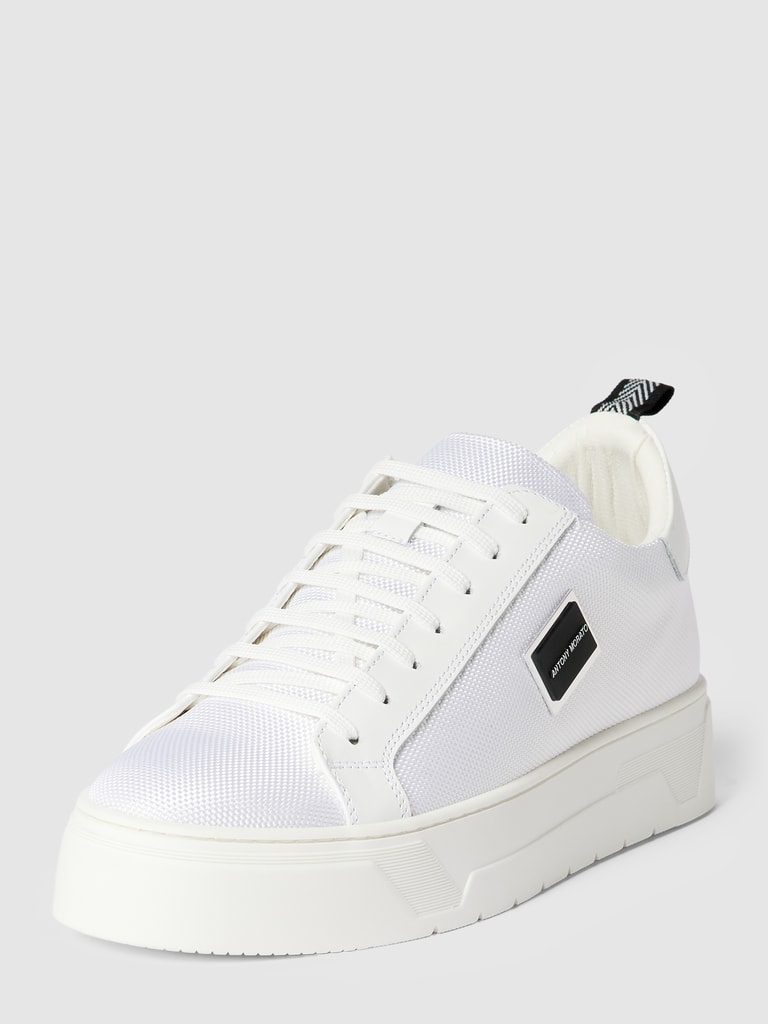 Antony Morato Sneakers met labeldetails, model 'PLAKETTE' in wit online ...