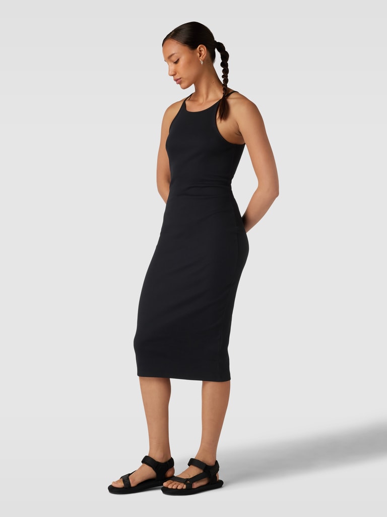 edc By Esprit Midi-jurk met spaghettibandjes in zwart online kopen | P&C