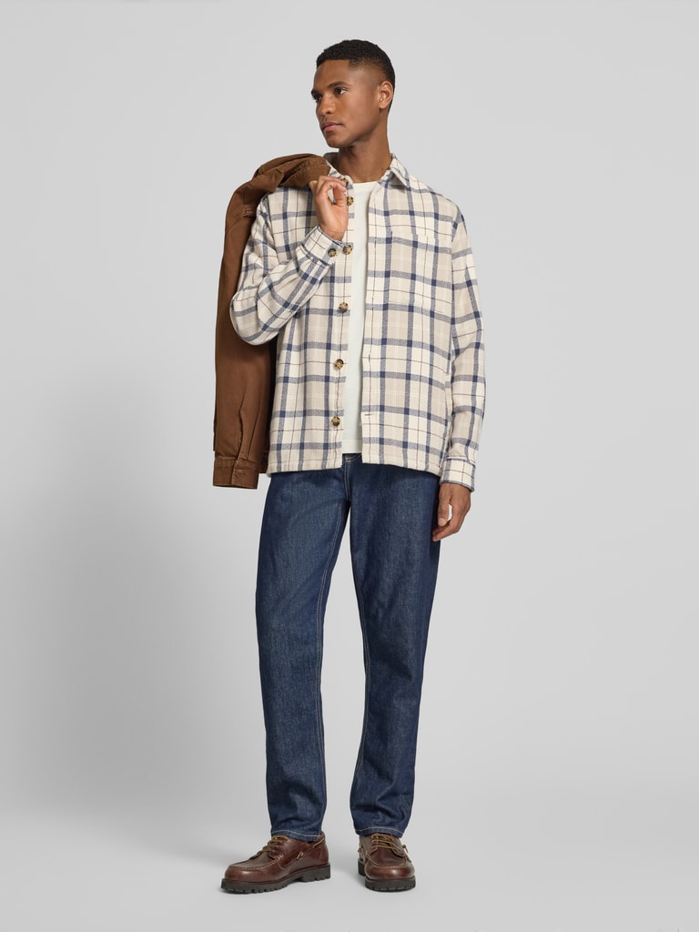 Barbour regular fit overhemdjack van zuiver katoen model 'VENNEL' in ...