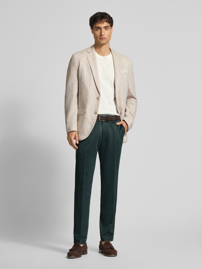 ROY ROBSON Pantalon met persplooien en achterzakken in groen online ...