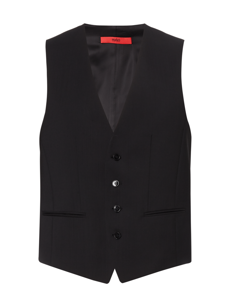 HUGO Weste aus reiner Schurwolle (black) online kaufen
