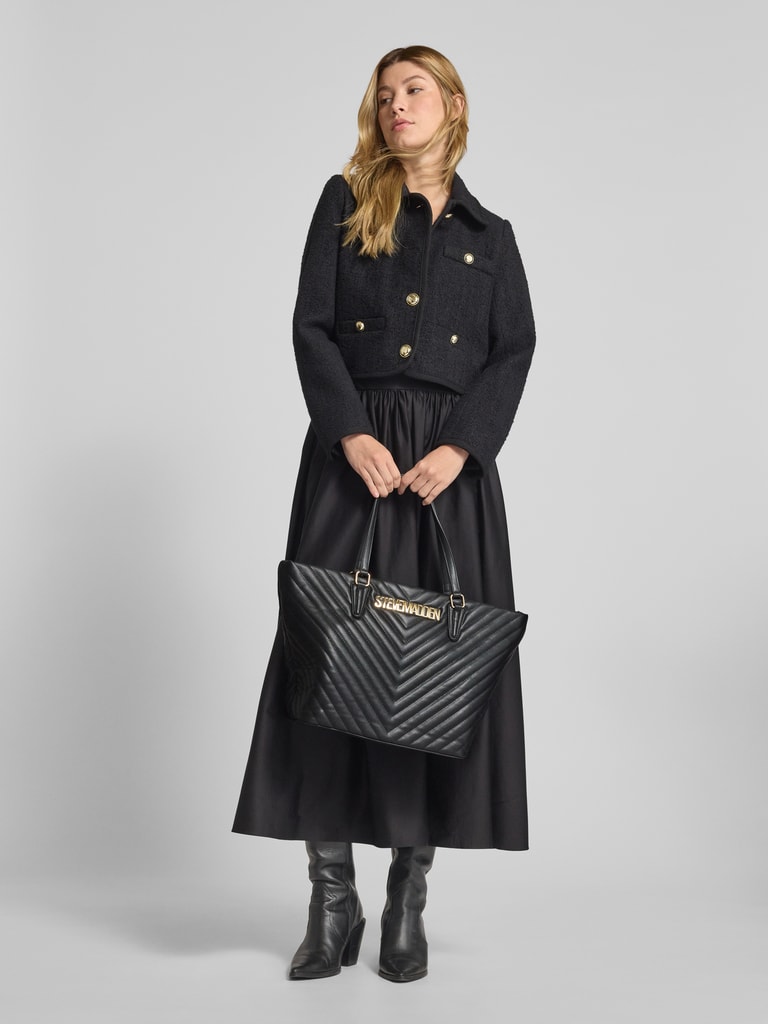Steve Madden Shopper mit Label-Applikation Modell 'BJUDE' (black ...