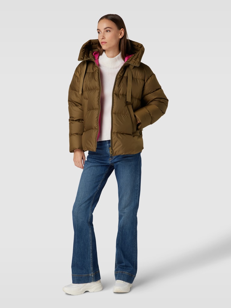 Marc O'Polo Donsjack met vulling van dons en veren in kaki online kopen | P&C