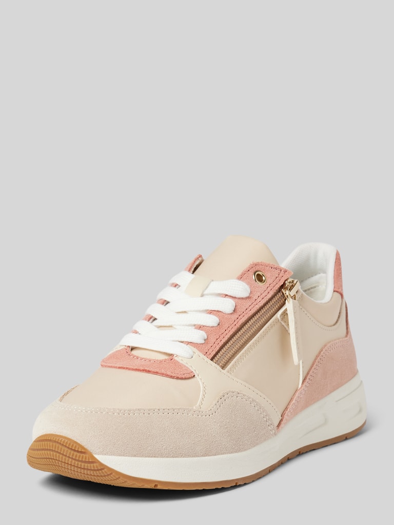 Geox Sneakers met ritssluiting opzij, model 'BULMYA' in offwhite online ...
