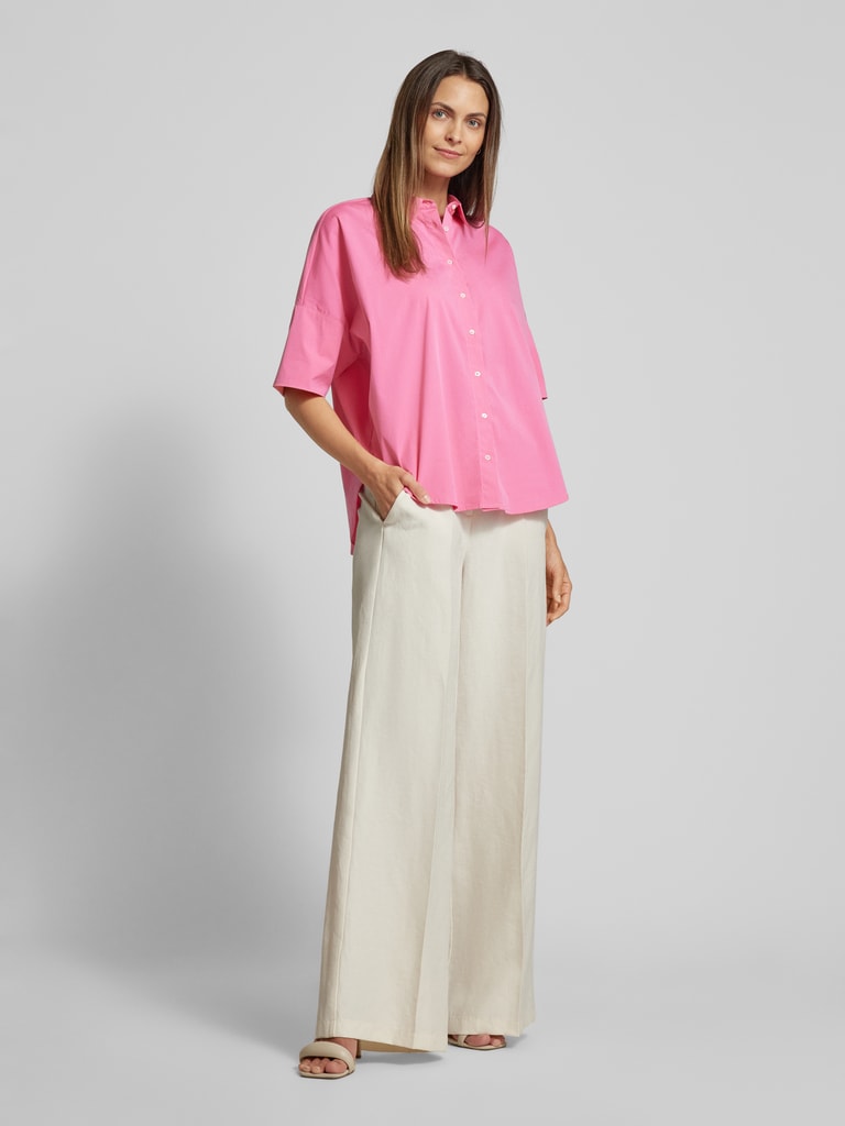 tonno & panna Blouse in effen design in felroze online kopen | P&C