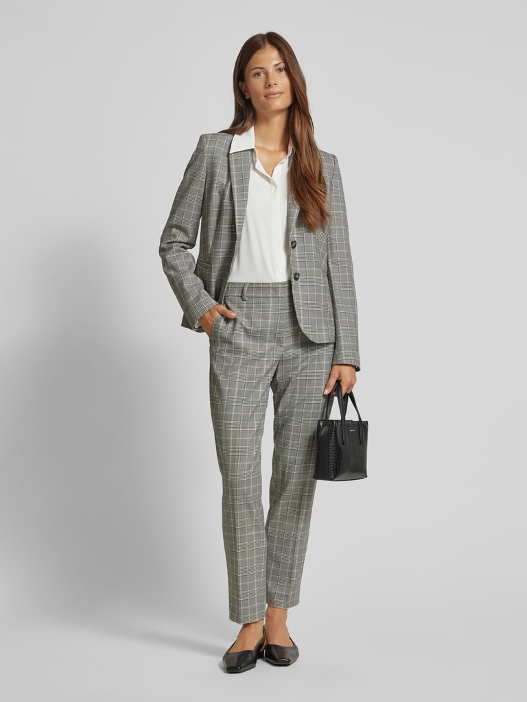 Christian Berg Woman Selection Blazer met strookzakken in zwart online ...