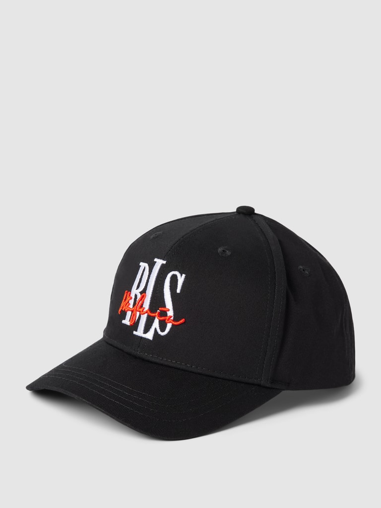 BLS HAFNIA Cap mit Label-Stitching (black) online kaufen