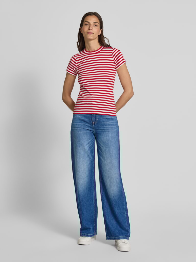 BOSS Orange Jeans mit weitem Bein Modell 'Marlene' (blau) online kaufen