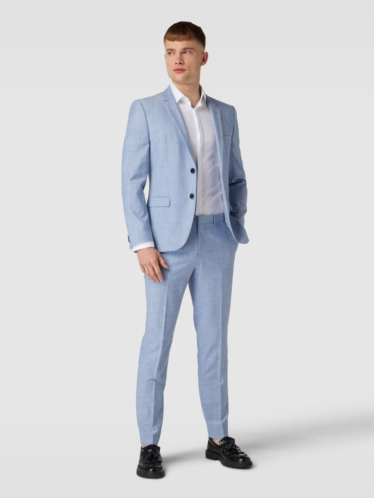 HUGO 2-Knopf-Sakko mit Allover-Muster Modell 'Arti' (bleu) online kaufen